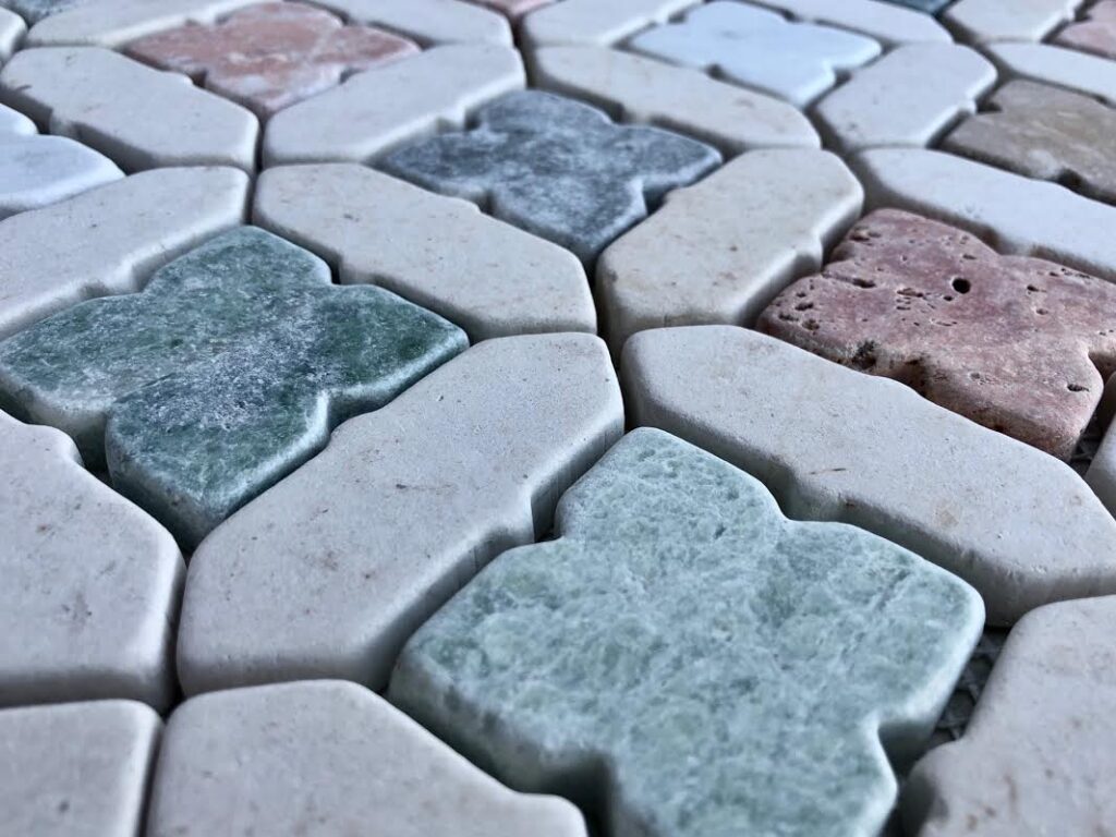 Fleur Malange Marble Tile - Luscombe Tiles