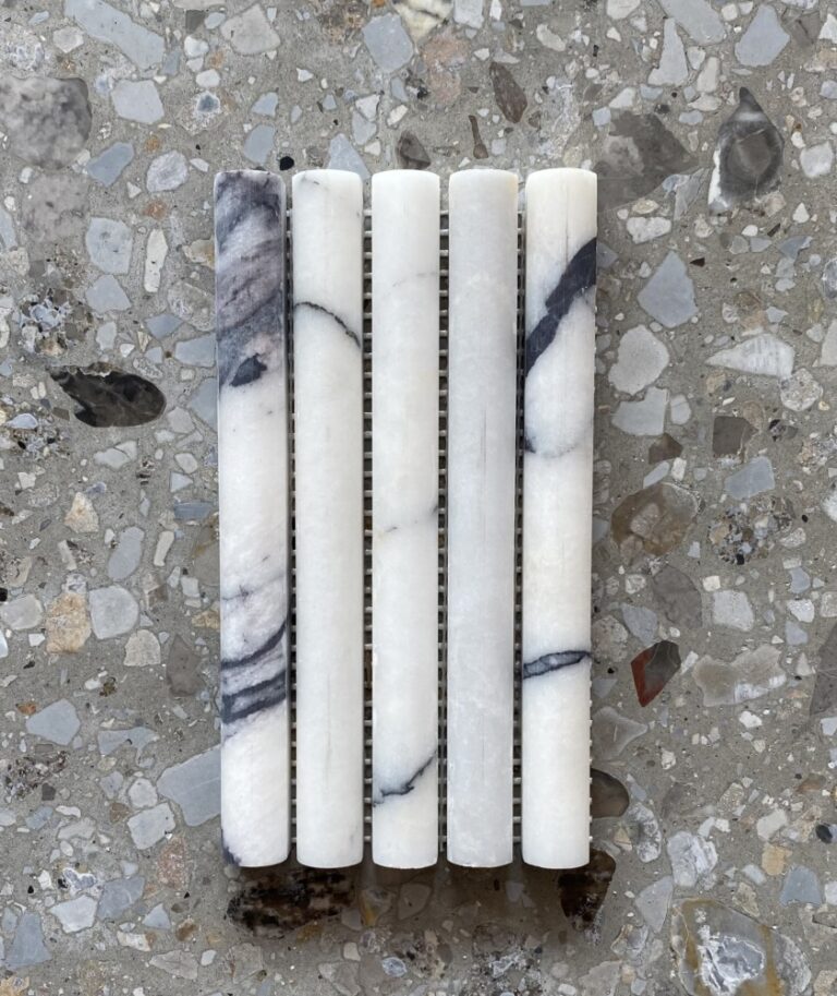 CURVE MINI NEW YORK FLUTE Marble Mosaic - Luscombe Tiles