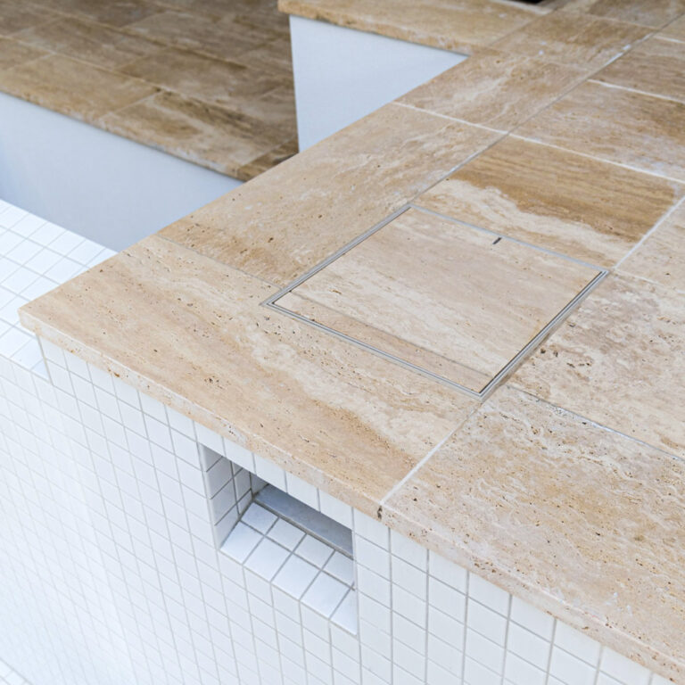 342 POLYMER SKIMMER LID KIT - BONE in Melbourne | Luscombe Tiles